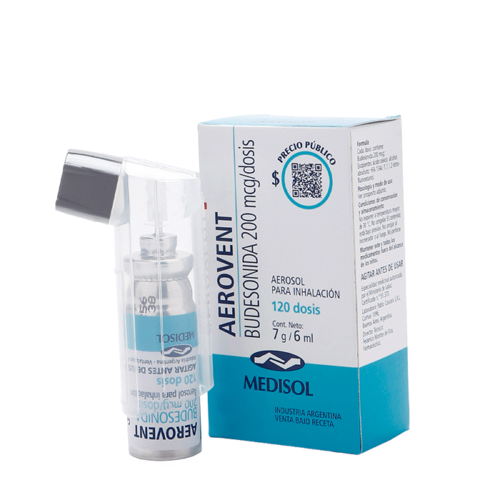 AEROVENT AEROSOL X 120 DOSIS - Pharmos